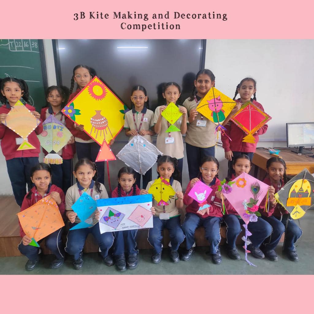 Kite making and Kite Flying Activity : Unnati English Academy